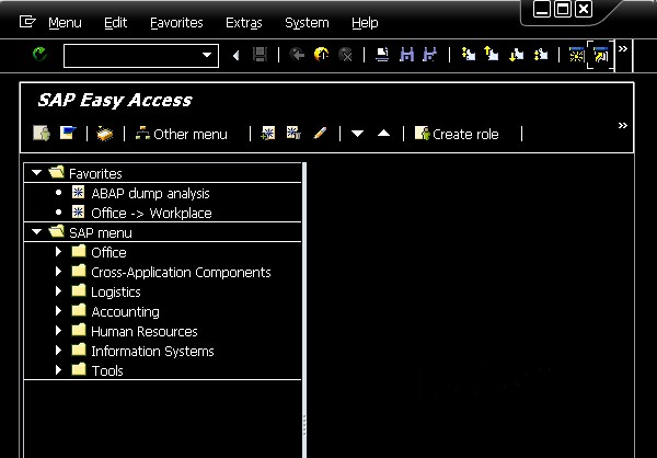 Activate SAP High Contrast Theme