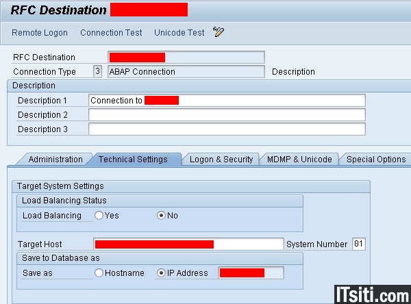 Create ABAP RFC Connection