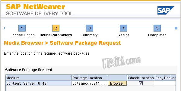 SAP Content & Cache Server Installation Steps