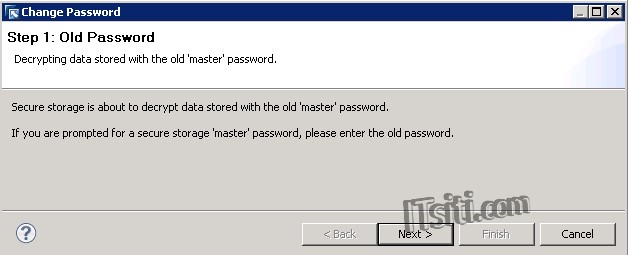 Change Secure Storage Password in Database Studio (SAP MaxDB)