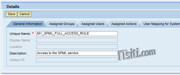 How to Create New Role in SAP J2EE (JAVA)